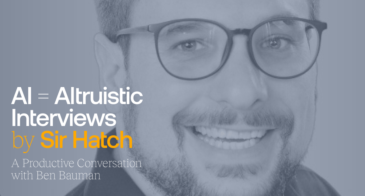 A Productive Conversation: Ben Bauman